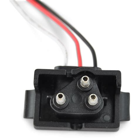 Trailer Light Connector 3 Prong Plug 10 Inch Wires For Tail