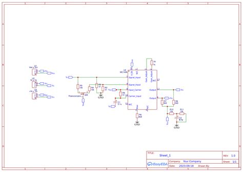 Balanced Modulator−demodulator Easyeda Open Source Hardware Lab