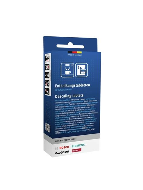 Bosch Descaling Tablets for Vero Series (3 pcs) - Descaler.co.uk