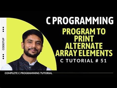 Learn C Program to Print Alternate Array Elements In Hindi - Mind Luster