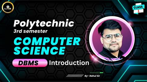 Lec 1 Introduction To Dbms What Is Dbms Cs And It 3rd Semester