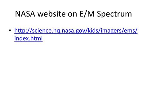 The Electromagnetic Spectrum - ppt download