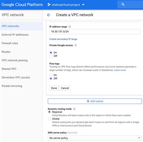 gcp shared vpc concepts netjoints