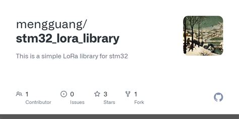 Github Mengguangstm32loralibrary This Is A Simple Lora Library