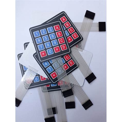 Jual Keypad Membrane Matrix 4x4 Pom Mini Pertamini Shopee Indonesia