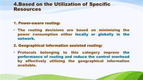 Manet Routing Protocols Issues And Classifications Pptx Computer