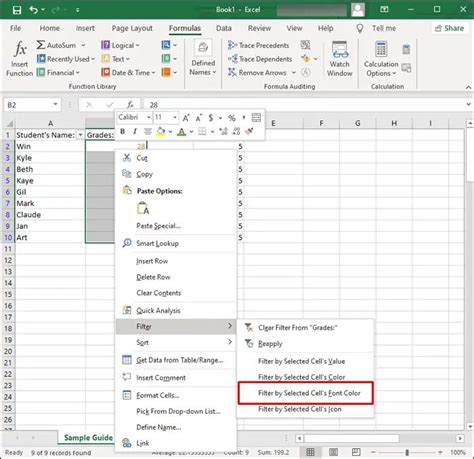 cara menghitung sel dengan teks berwarna di excel teks aplikasi