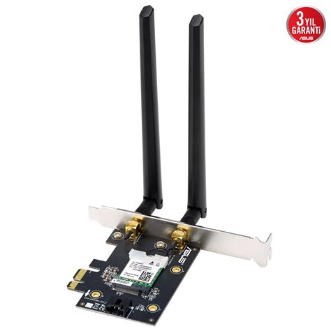 ASUS PCE-AXE5400 574MBPS-2402MBPS-2402MBPS Wi-Fi 6E / Bluetooth 5.2 PCI-E Kart - Gaming.Gen.TR