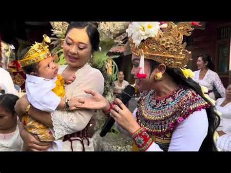 Upacara Tigang Sasih Pande Made Arjuna Mahaputra - Oven Junior - YouTube