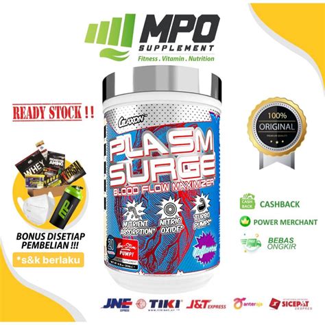 Jual Glaxon Plasm Surge 21 Servings Nonstimulant Preworkout Nonstim Pwo Glaxon Plasm Surge 21