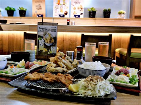 Teishoku Sets At Tendon Kohaku Uptown Mall Jellybeans In The City