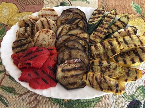 Grilled Vegetables Recipe Hk