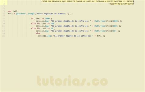 sentencia if else javascript el primer digito de un numero