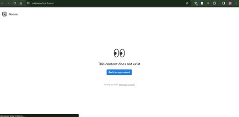 notion site doesn t found r notion