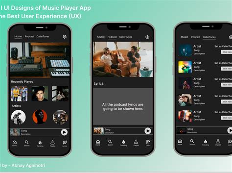 Music Player Uxui💓 By Abhay Agnihotri On Dribbble