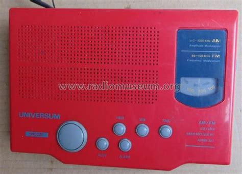 Universum Ukw Mw Uhrenradio Am Fm Led Clock Radio Quelle Gmbh