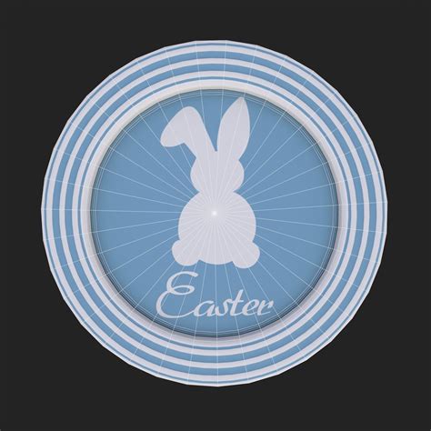 Easter Plates 3d Model By Get Dead Entertainment