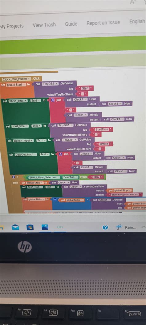 help with time duration mit app inventor help mit app inventor