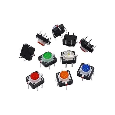 boton interruptor led tactil pulsador momentaneo 10 piezas mercadolibre