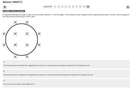 Solved A Magnetic Field Goes Through A Loop Of Wire As Shown Chegg Com