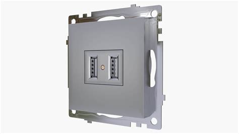 Usb Socket Outlet 3d Model By Artdeco 3d