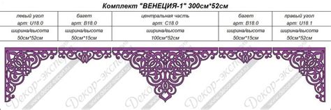 Ажурный ламбрекен "Венеция-1". Размеры: 300 см на 52 см. | Ламбрекен ...