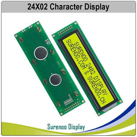 242 24x2 2402 Character Lcd Module Display Screen Lcm Blue Yellow Green With Backlight Lazada Ph