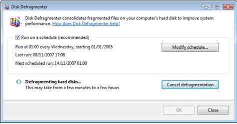 Windows Vista Defrag Compared To Diskmagik