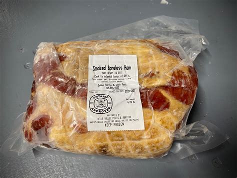 Pasture Raised Pork Smoked Boneless Ham Dalew Farms Click Fork