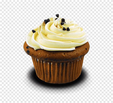 컵케익 머핀 버터 크림 냉동 디저트 초콜릿 칩스 크림 식품 Png Pngegg