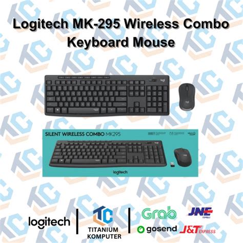 Jual Logitech Mk 295 Wireless Combo Keyboard Mouse Mk295 Jakarta Pusat Titanium Komputer