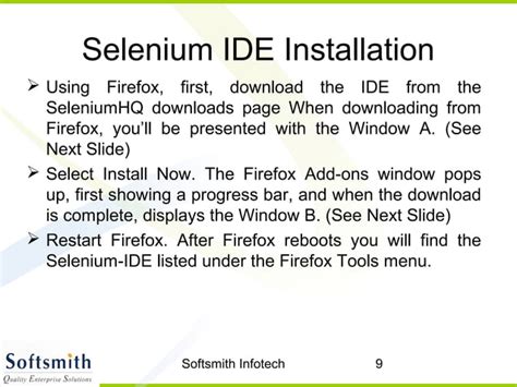 test automation using selenium ppt