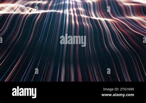 Abstract Flowing Particle Lines Data Concept Background Loop 4k