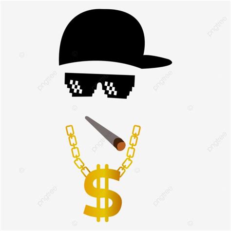 Thug Life Pixel Mlg Shades Glasses Vector Thug Life Glasses Meme