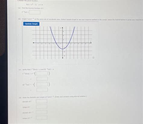 solved consider the given function f x x2−3 x≥0 a find