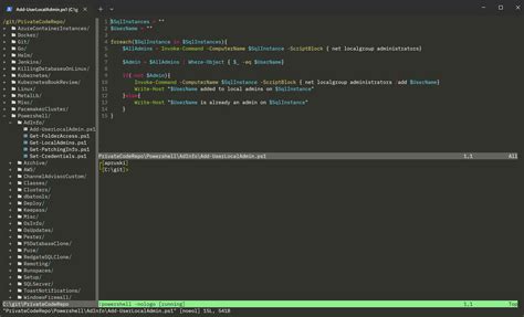 Running Powershell In Vim