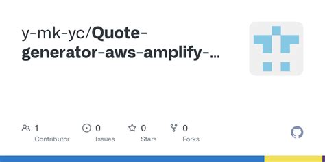 Github Rachelwealthquote Generator Aws Amplify Fullstack