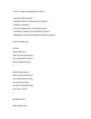 SCRIPT MI PRIMERA BASE DE DATOS Docx RETO CREAR MI PRIMERA BASE DE DATOS DATOS DE