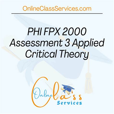 PHI FPX Assessment Applied Critical Theory