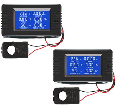 Pack AC Power Meter A AC V Power Meter In Multimeter Volt Meter Watt Meter