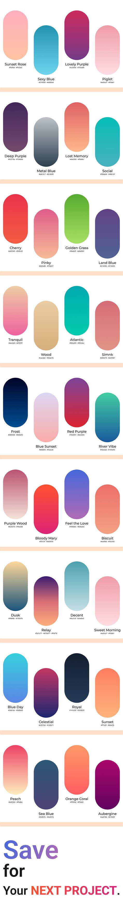 36 Gradient Ideas For Your Project Behance