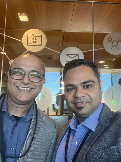 Nitin Jindal On Linkedin Me And Vinod Nambiar Attending Inspire At Microsoft Technology Center In