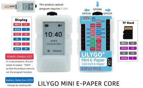 Lilygo Mini E Paper Core Iot Controller Gets Esp32 S3 Wireless