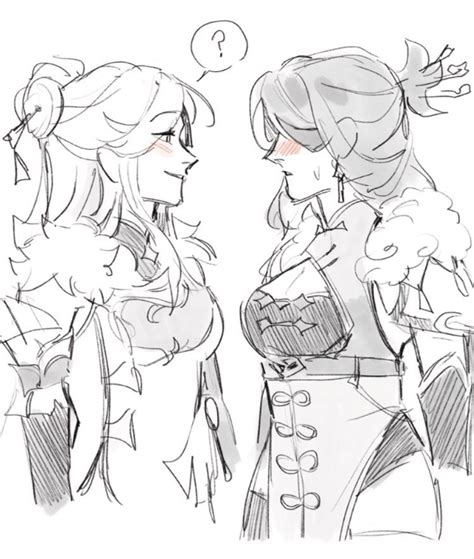 Pin By Madi T On Genshin Impact Lesbian Art Yuri Anime Anime Girlxgirl