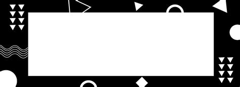 Box Border Vector Hd PNG Images Business Border Simple Black And White Geometric Border Text