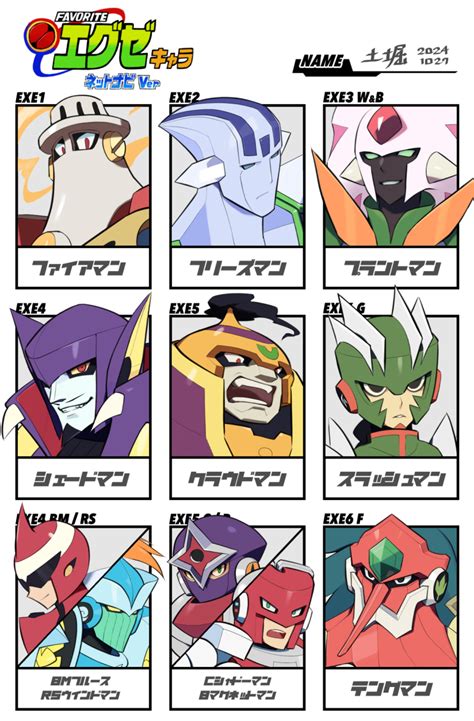 tsuchibori freezeman exe magnetman exe plantman exe protoman exe