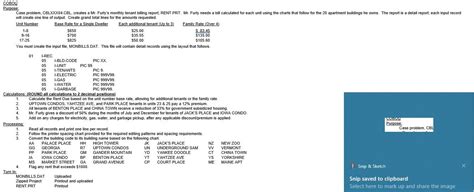 COBOL LANGUAGE Please Help Me With This Assignment Chegg