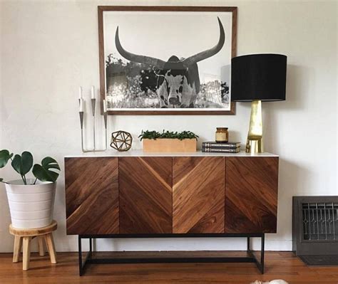 Teak Credenza Living Room Orange Mid Century Credenza Mid Century