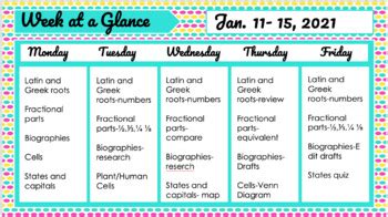 Daily Agenda Google Slides Editable Distance Learning Digital Stickers