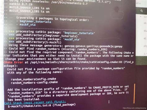 Ubuntu1804 Catkinmake编译报错cmake Error At Optros Melodic Share